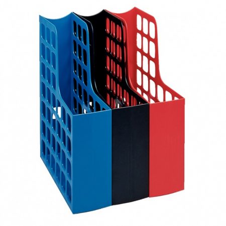 Revistero de plastico negro con lomo de 75 mm faibo - Material de ...