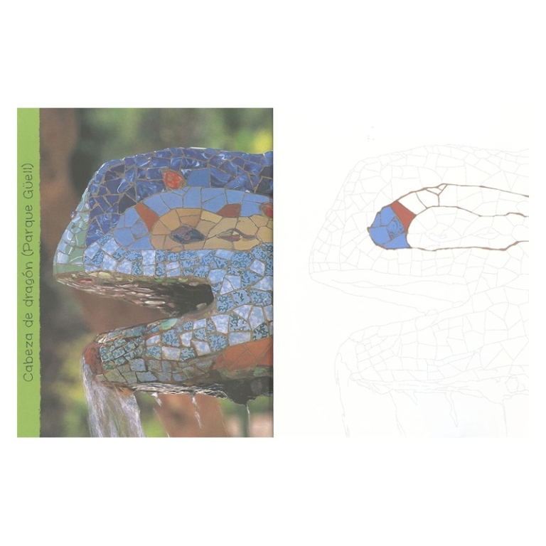 Arte para colorear antoni gaudi - Material de oficina, escolar y papelería